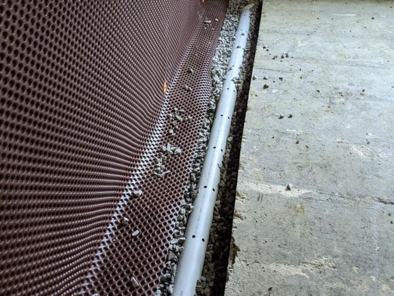 Interior French drain | Montreal and Laval | SOS Sous-sol